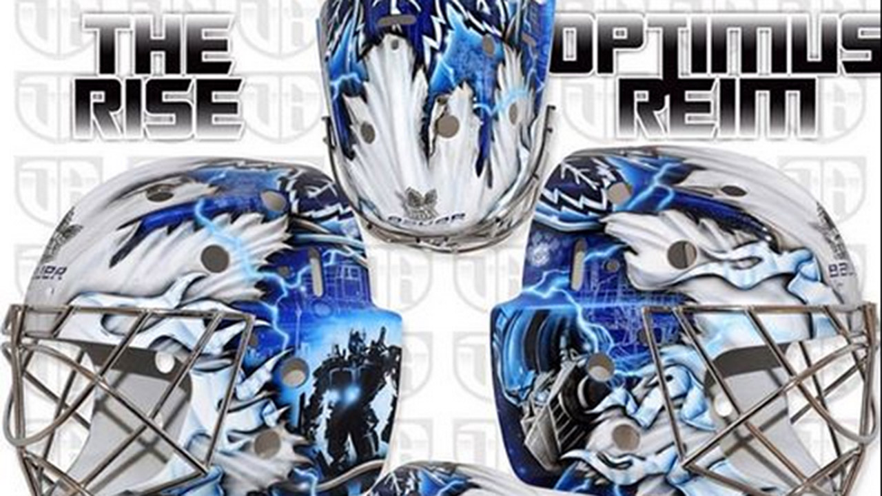 Photos: James Reimer’s new ‘Optimus Reim’ Leafs mask