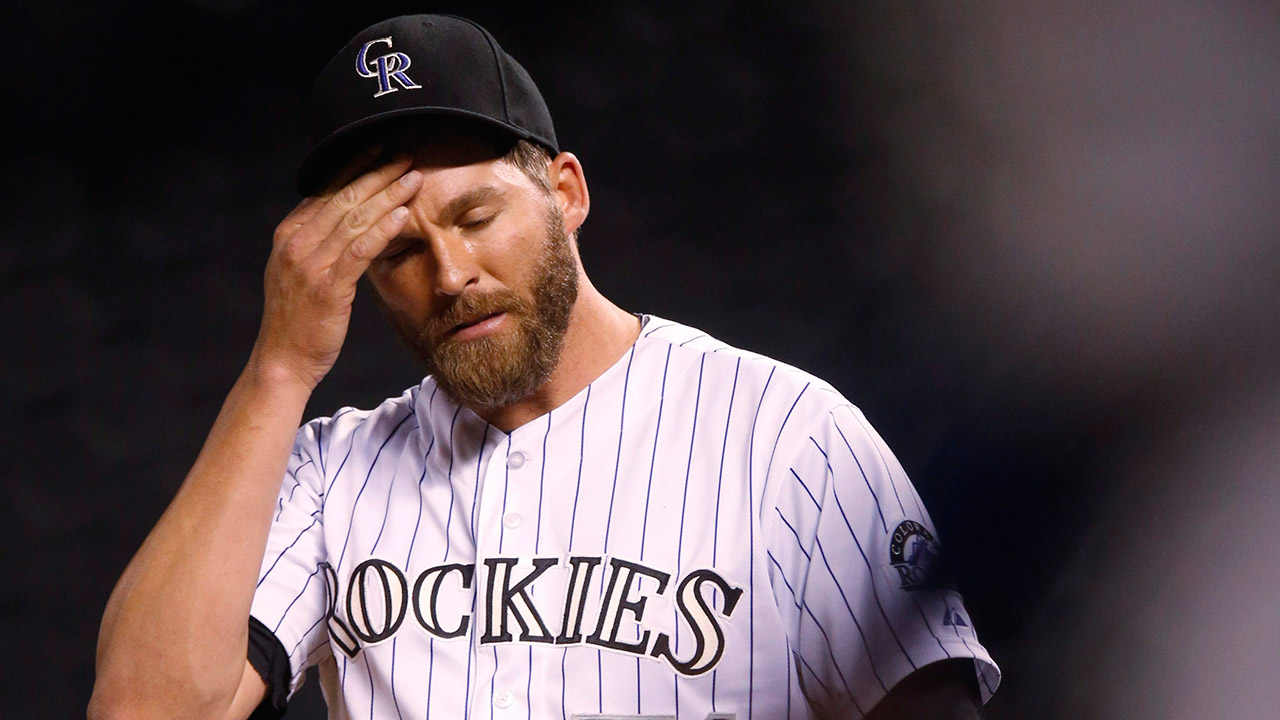 Dodgers claim pitcher Brooks Brown from Rockies