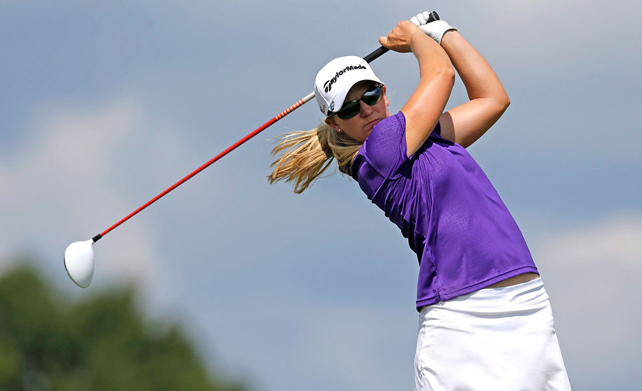 Ernst owns first-round lead at LPGA finale