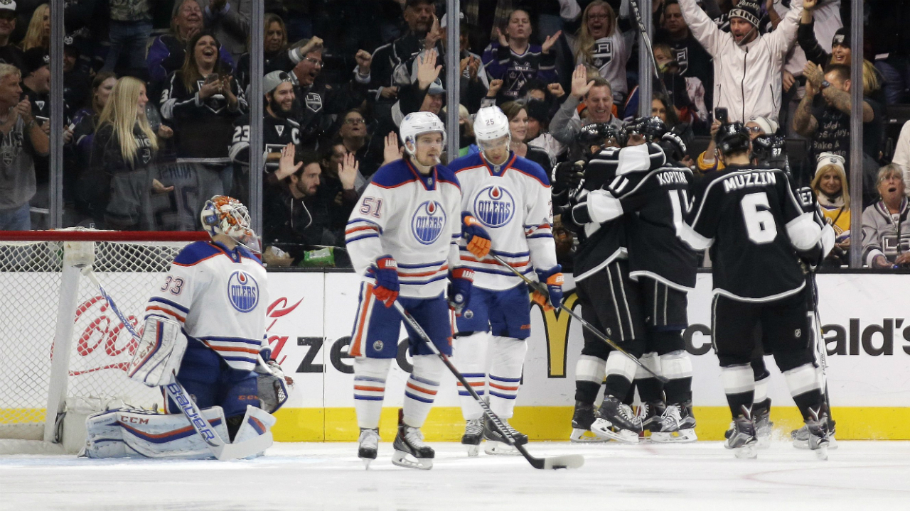 Kings score go-ahead goal with 99 seconds left, beat Oilers