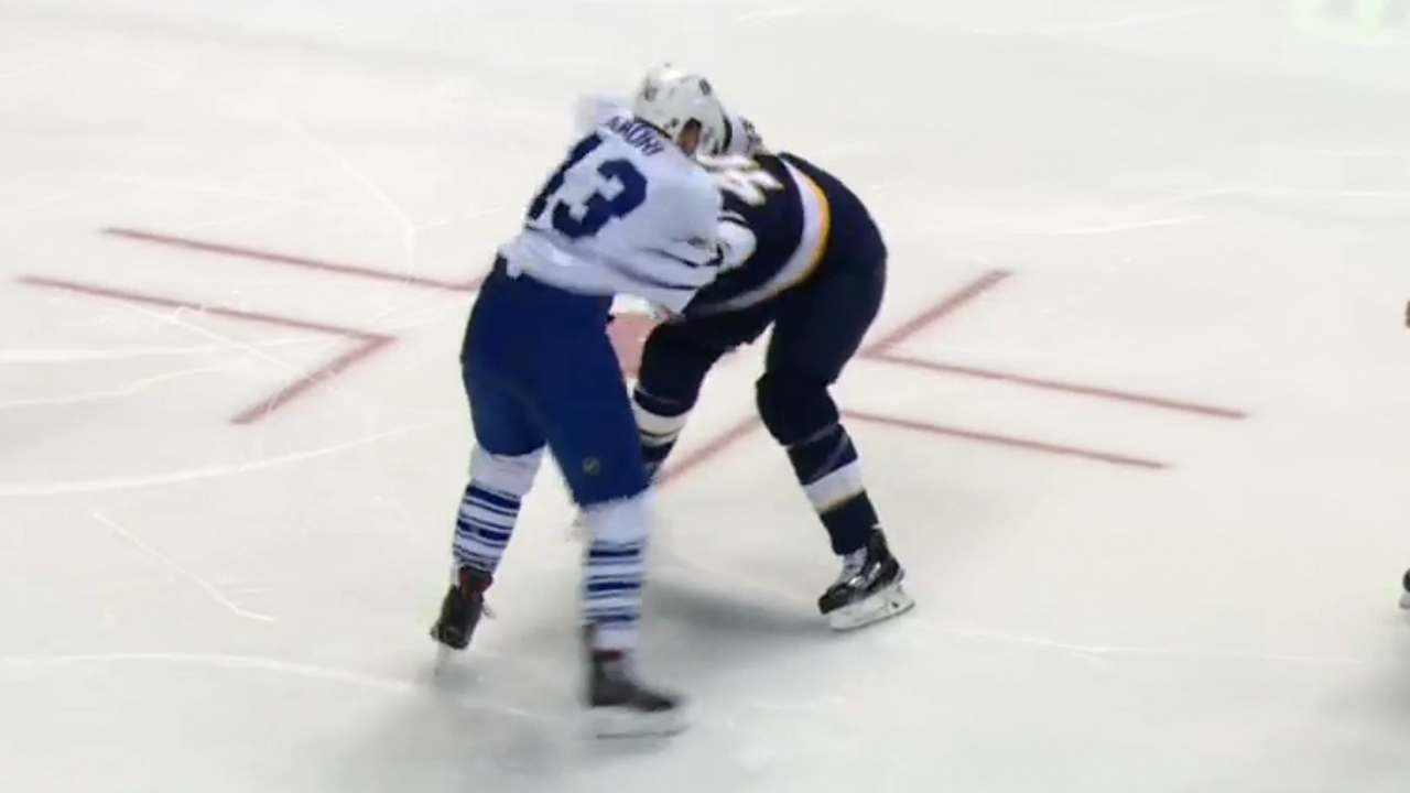Maple Leafs first fight of the year was by…Nazem Kadri