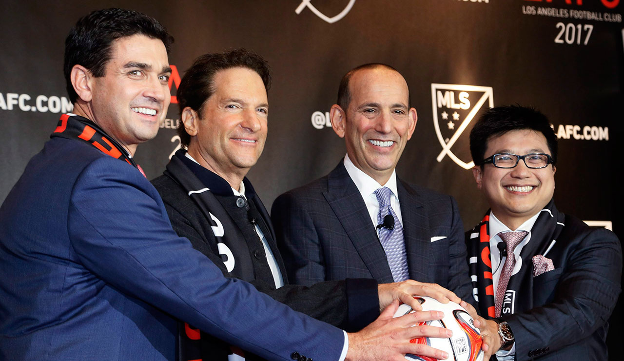 LAFC unveils black and gold as team colours