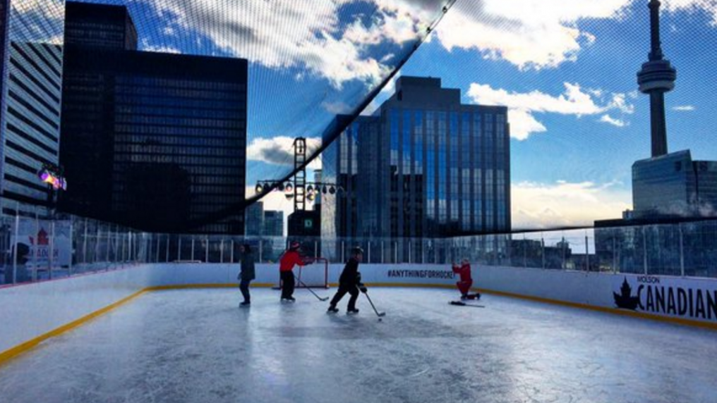 View From The 6: Molson Canadian’s #AnythingForHockey rink