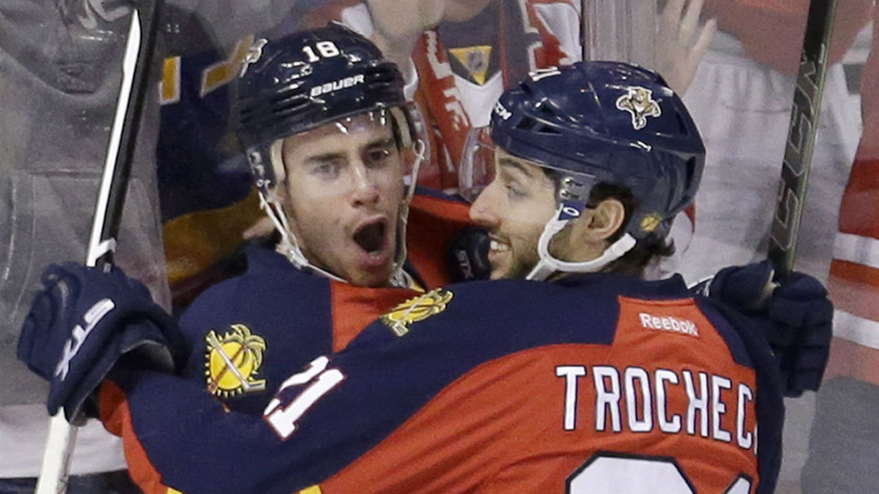 Vincent Trocheck leads Panthers past injured Canadiens