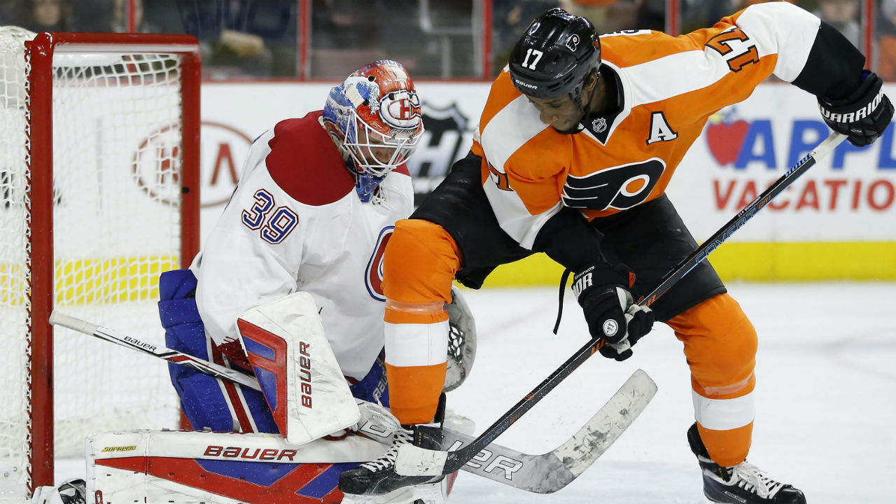 Simmonds nets two to help Flyers sink Canadiens