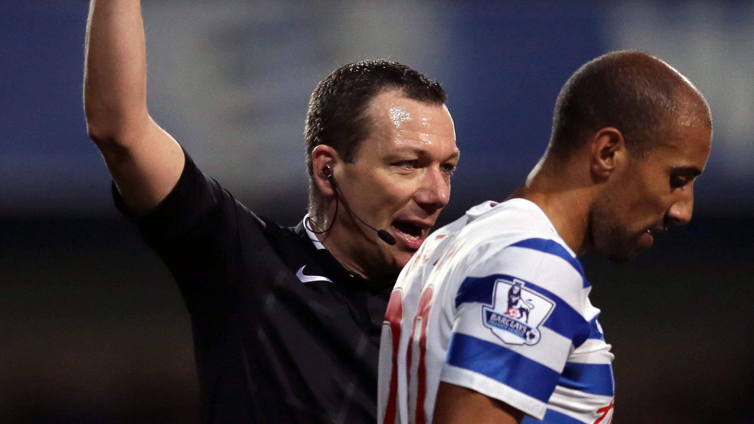 Referee collapses during Premier League game