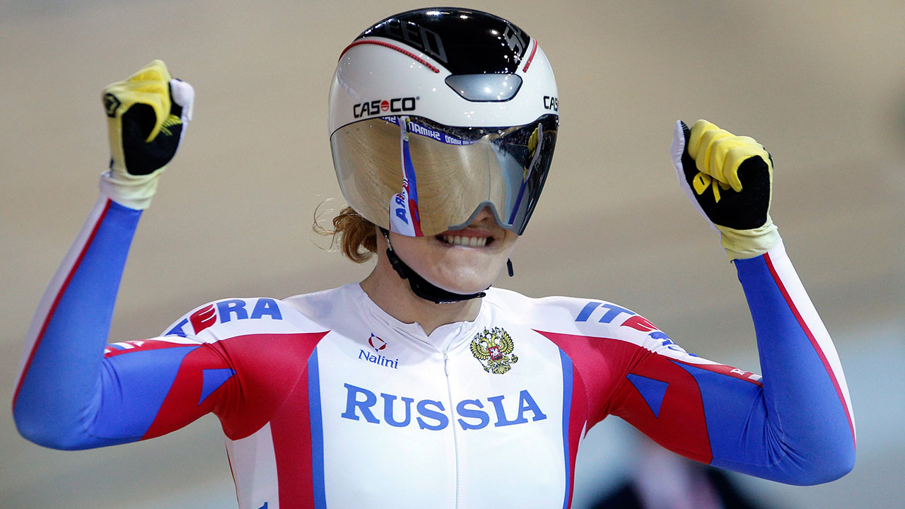 Russia wins women’s world track sprint gold