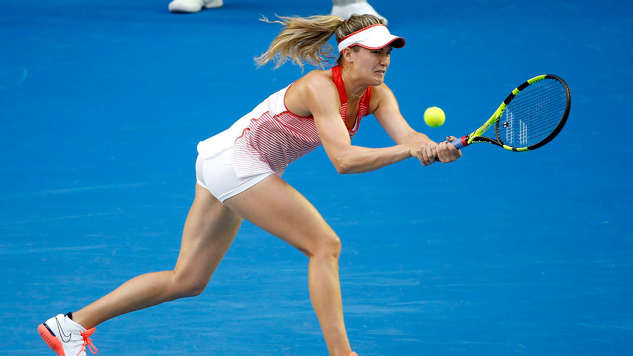 Bouchard wins first-round match at Indian Wells