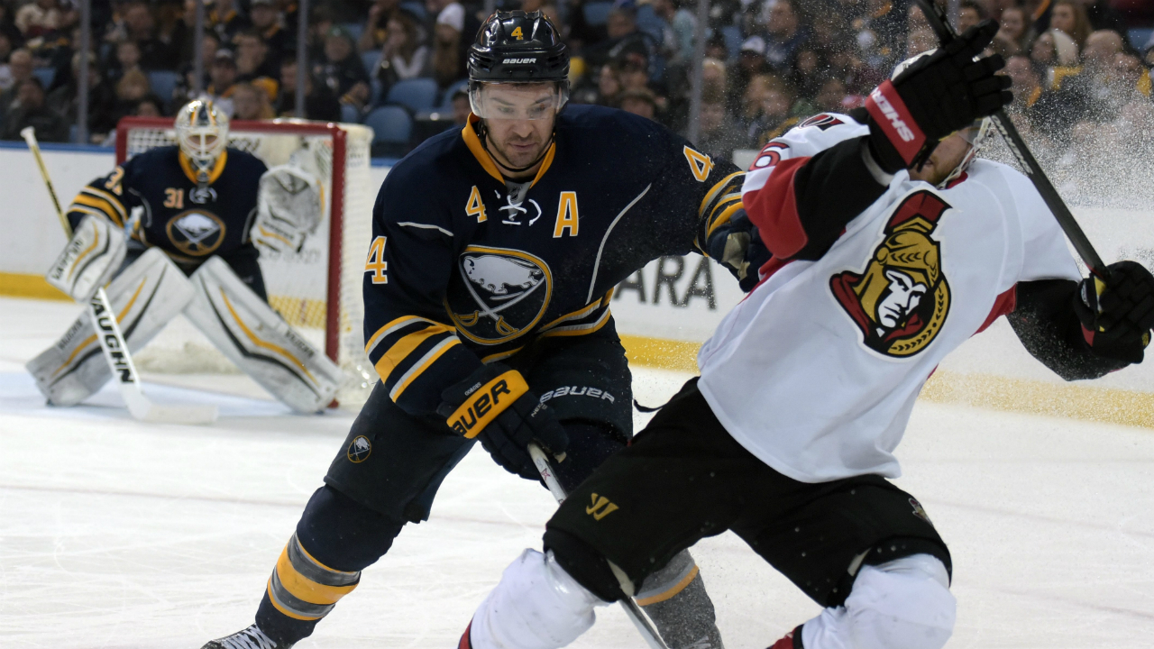 Sabres’ Josh Gorges has fractured bone in foot, out for weeks