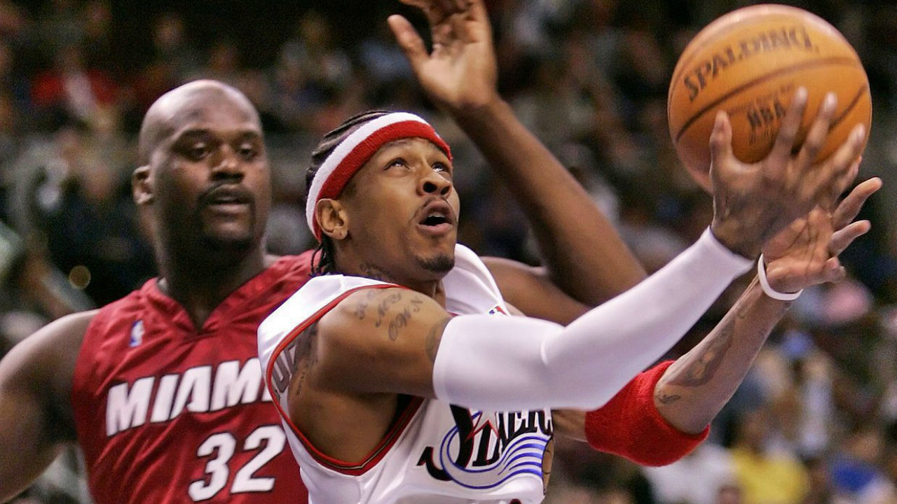 1-on-1 with Basketball Hall of Fame inductees Shaq and Iverson