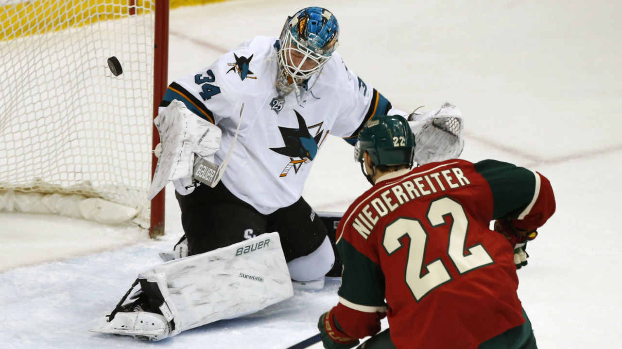 James Reimer records 3rd SO with Sharks; Wild still clinch