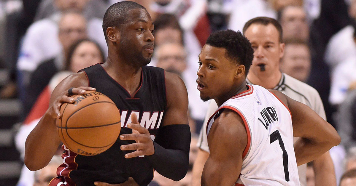 All eyes on Lowry, Wade as Raptors look to even series with Heat