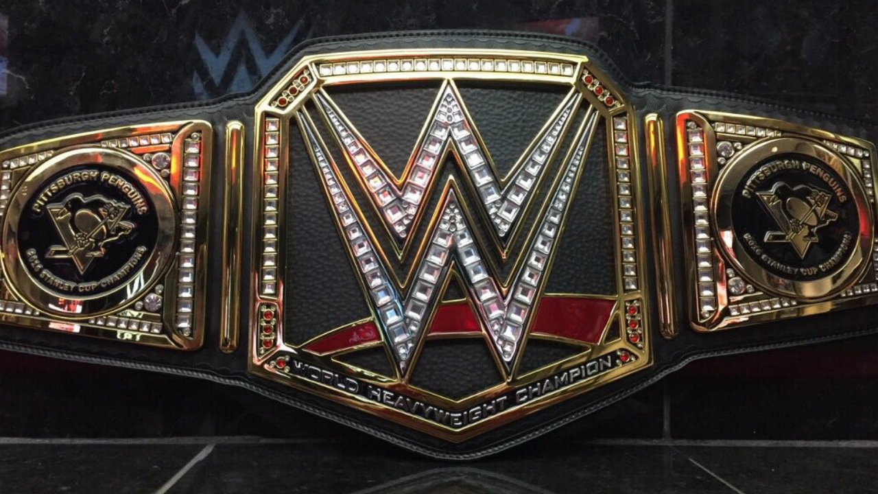 Penguins gifted custom WWE title belt by Triple H