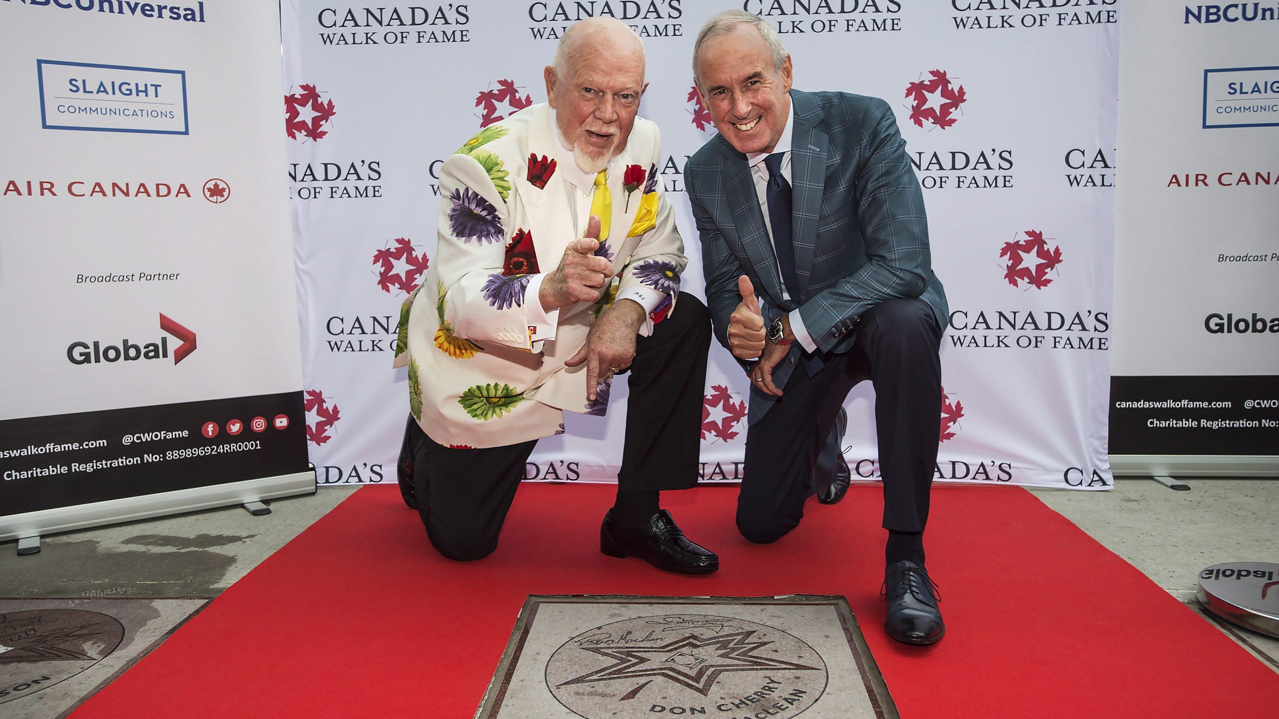 Cherry and MacLean honoured with Canada’s Walk of Fame star
