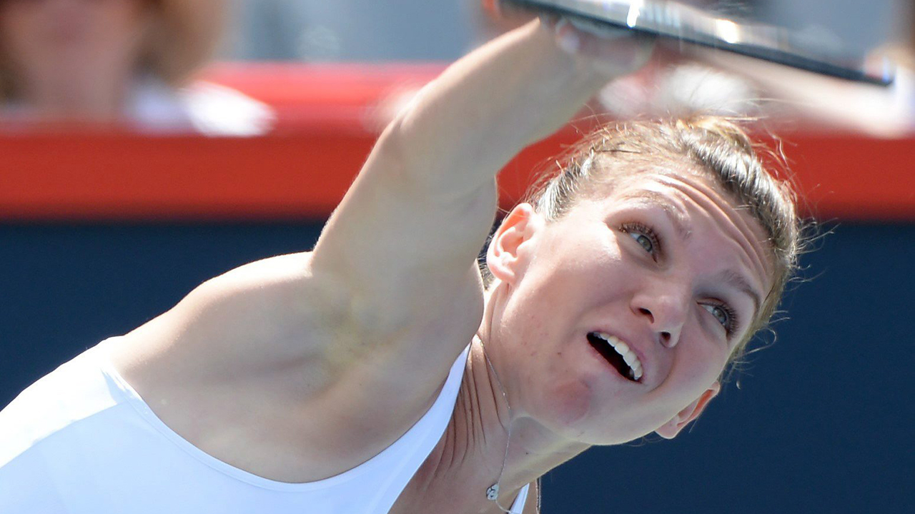 Halep beats Kerber to reach second straight Rogers Cup final