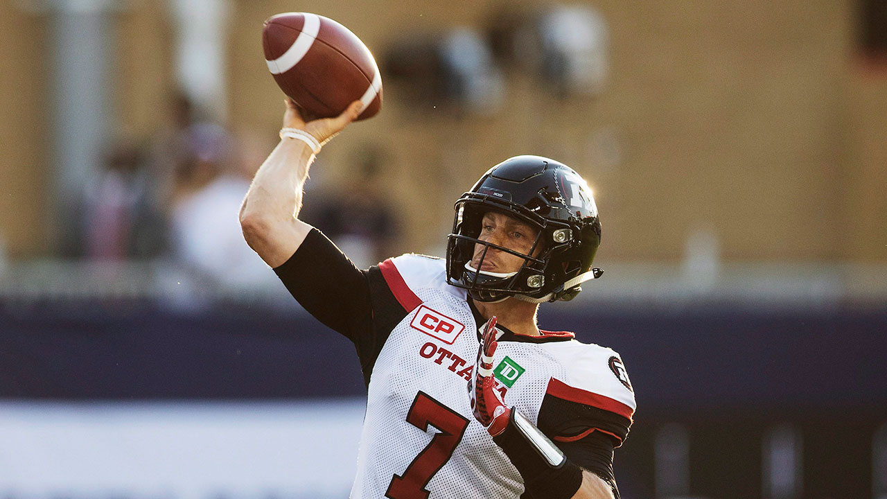 Trevor Harris masterful as Redblacks beat Argos
