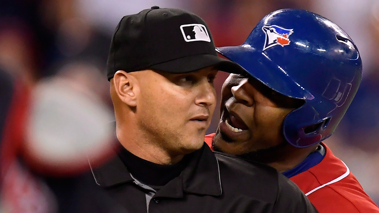 Blue Jays’ Encarnacion suspended one game for bumping umpire