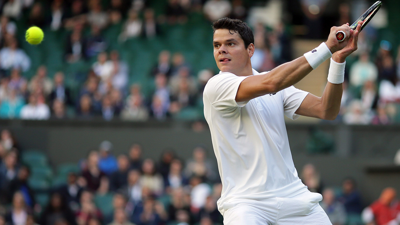 Milos Raonic playing the best tennis of his career