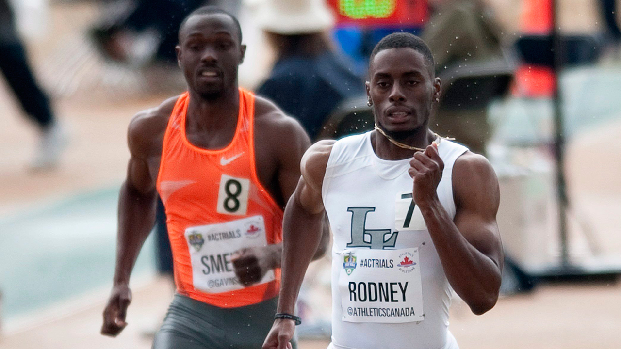 Rodney makes Canadian history in 200M Olympic trials