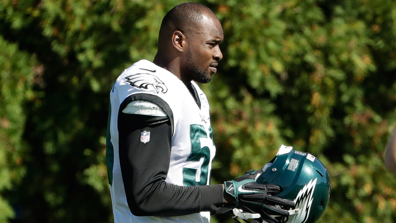Nigel Bradham back at practice with Eagles after arrest