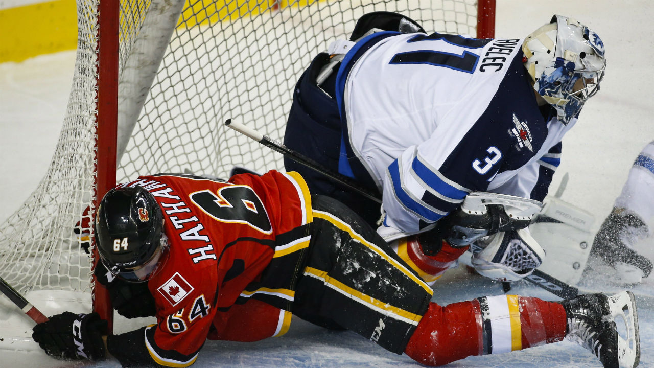 Ondrej Pavelec stops 31 as Jets shut out Flames