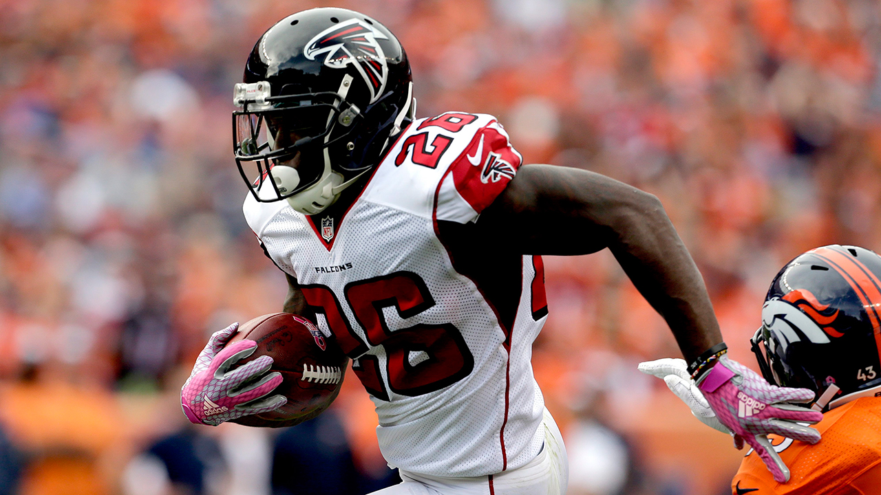 Tevin Coleman, Andy Levitre out with injuries, held out of practice