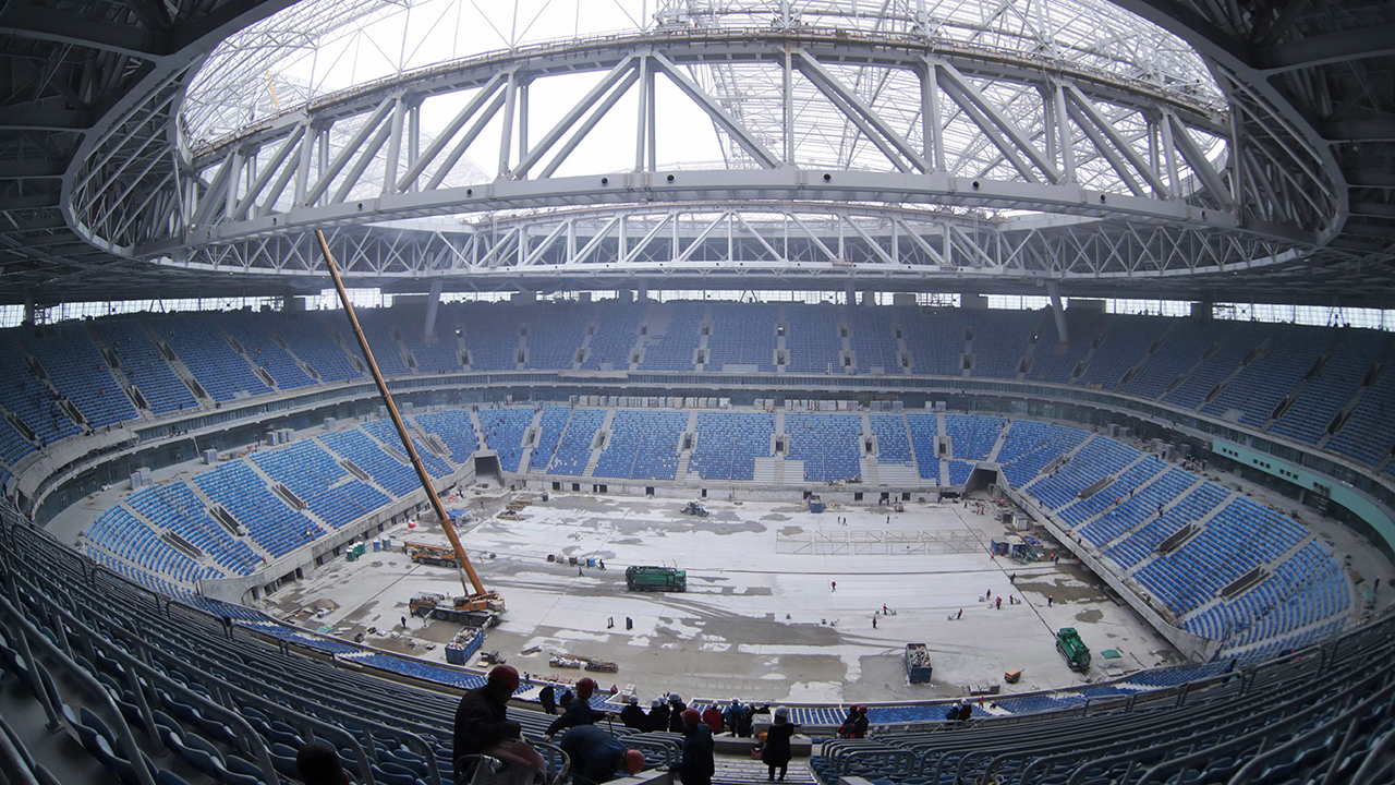 Sochi stadium rebuild completed for World Cup in 2018