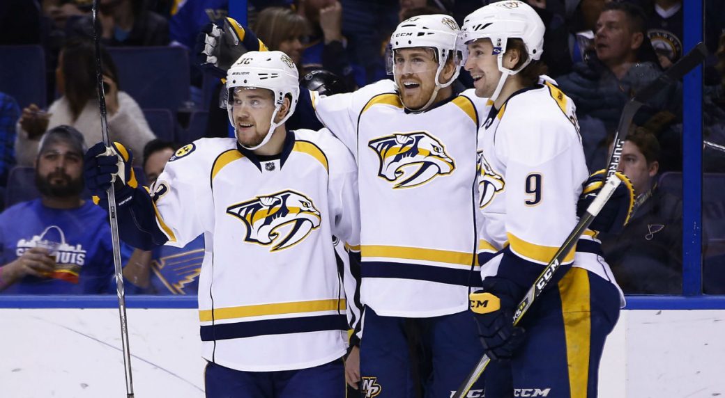 Viktor Arvidsson, Colin Wilson inactive for Predators - Sportsnet.ca