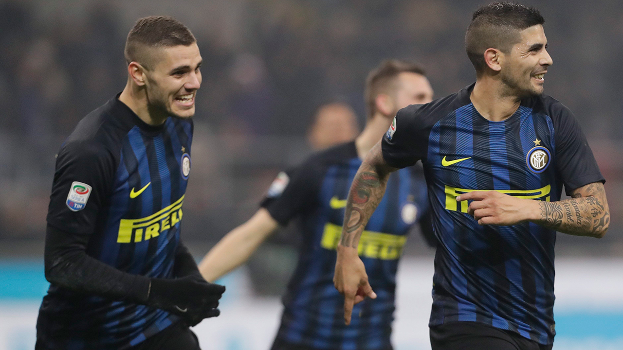 Icardi scores twice as Inter Milan beats Lazio