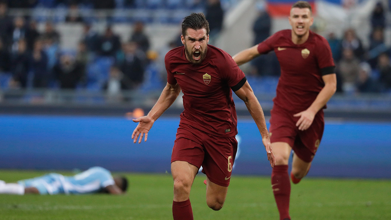 Roma beats Lazio in heated derby amid fan protest