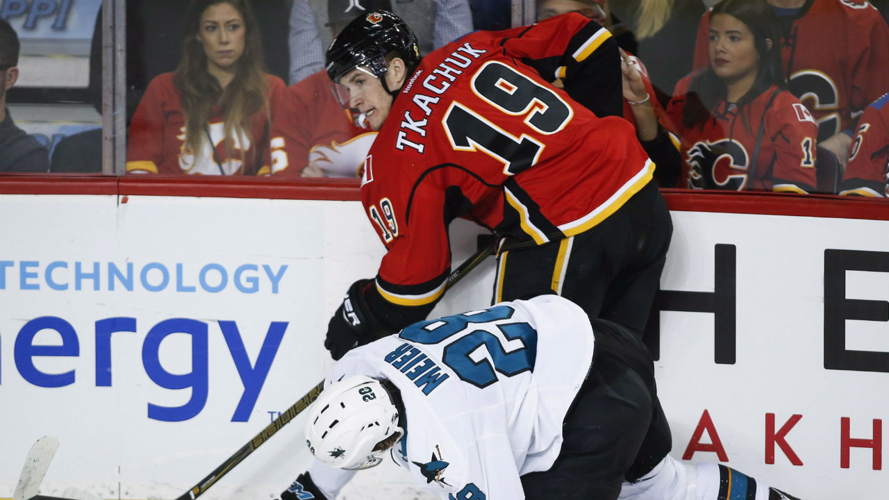 Dougie Hamilton’s late goal in third lifts Flames over Sharks