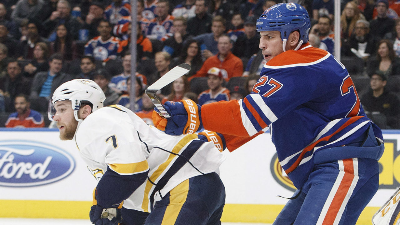 Milan Lucic wakes from slumber to further Bruinization of Oilers