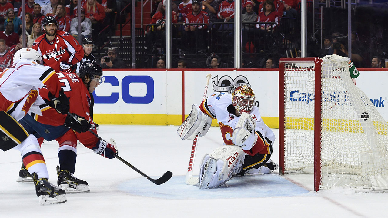 Capitals snap Brian Elliott’s win streak with victory over Flames