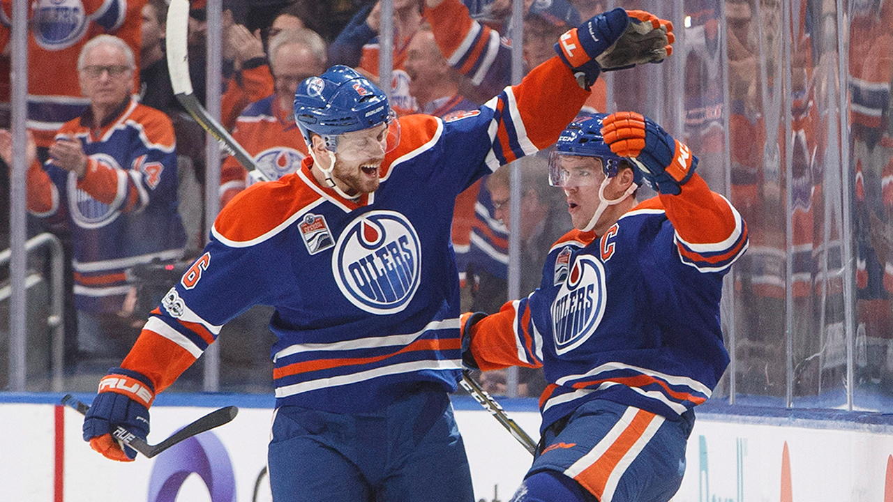 Oilers win fourth in a row to grab second in Pacific