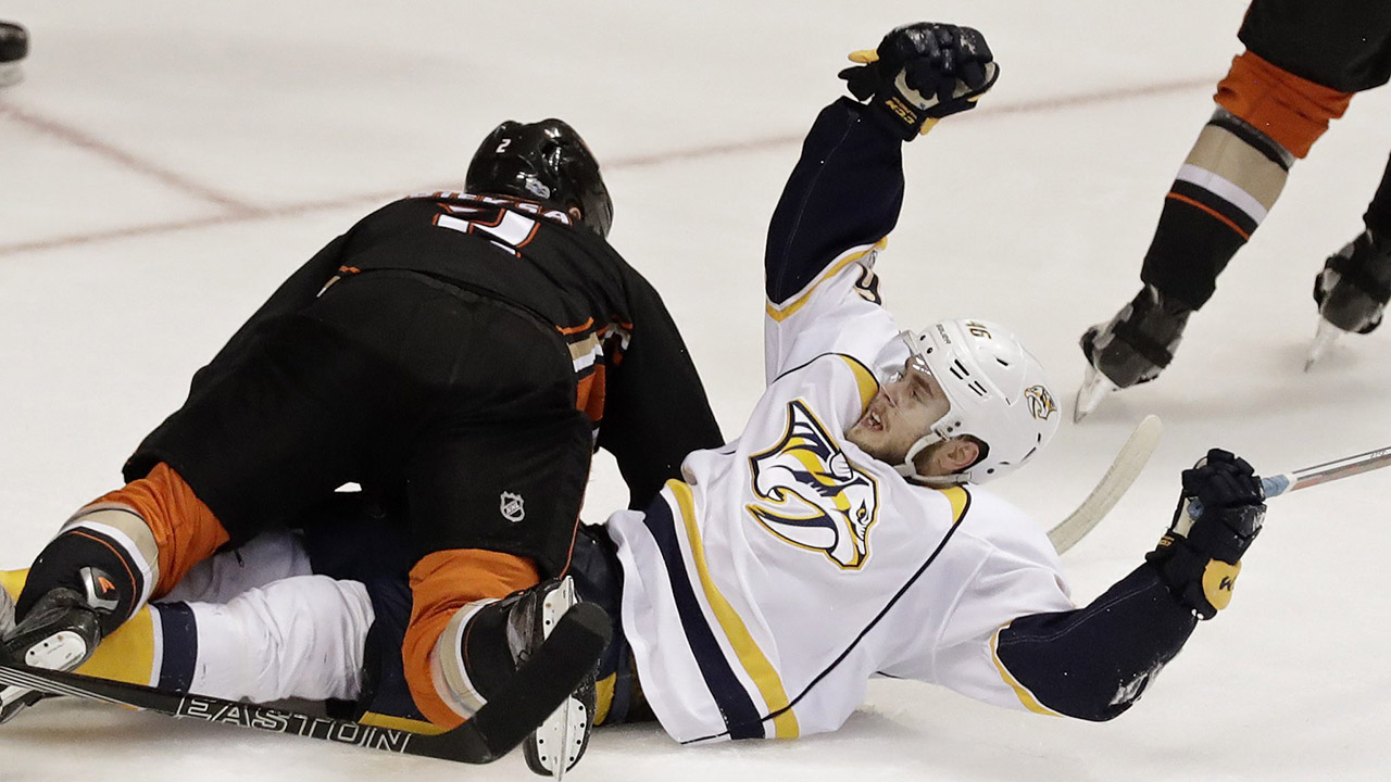 Pontus Aberg’s goal puts Predators past Ducks in Game 5