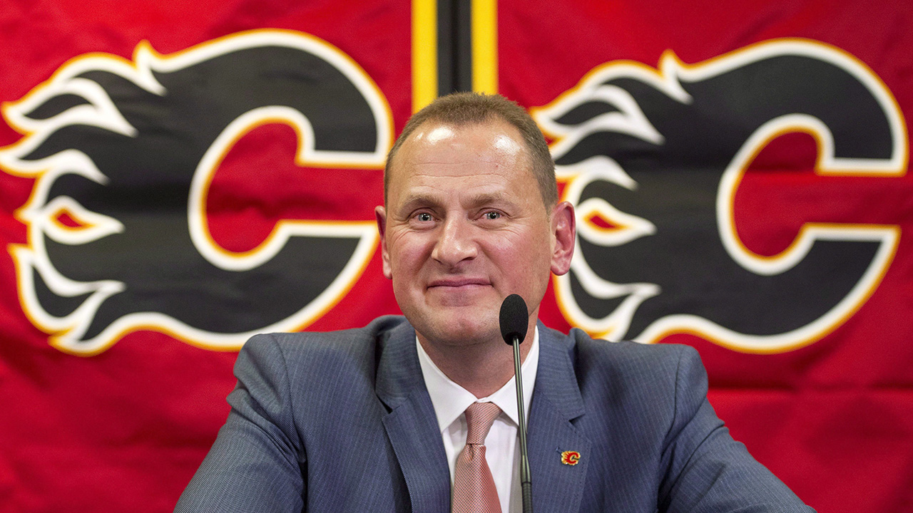 Watch Live: Flames GM Treliving addresses media as camp begins ...