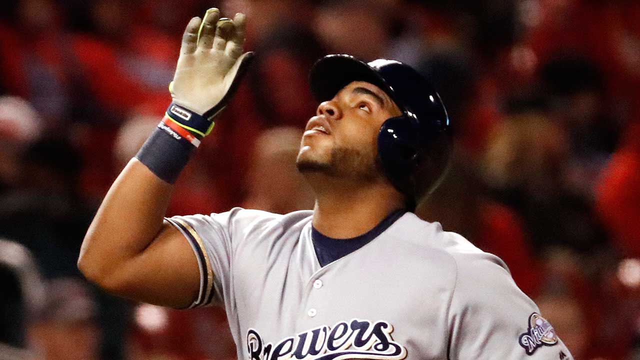 Aguilar’s first HR, in 100th AB, lifts Brewers over Cardinals