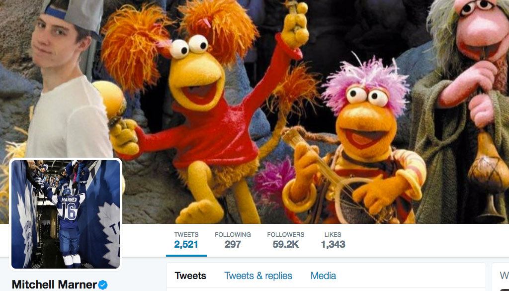 Auston Matthews hops aboard Mitch Marner meme