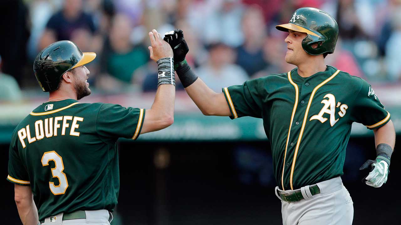 Manaea, Pinder lead Athletics to win over Indians