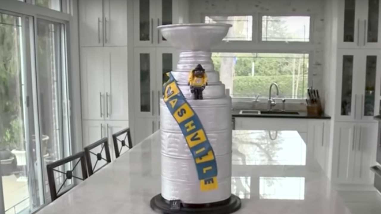 Pastry chef makes Stanley Cup cake in honour of P.K. Subban