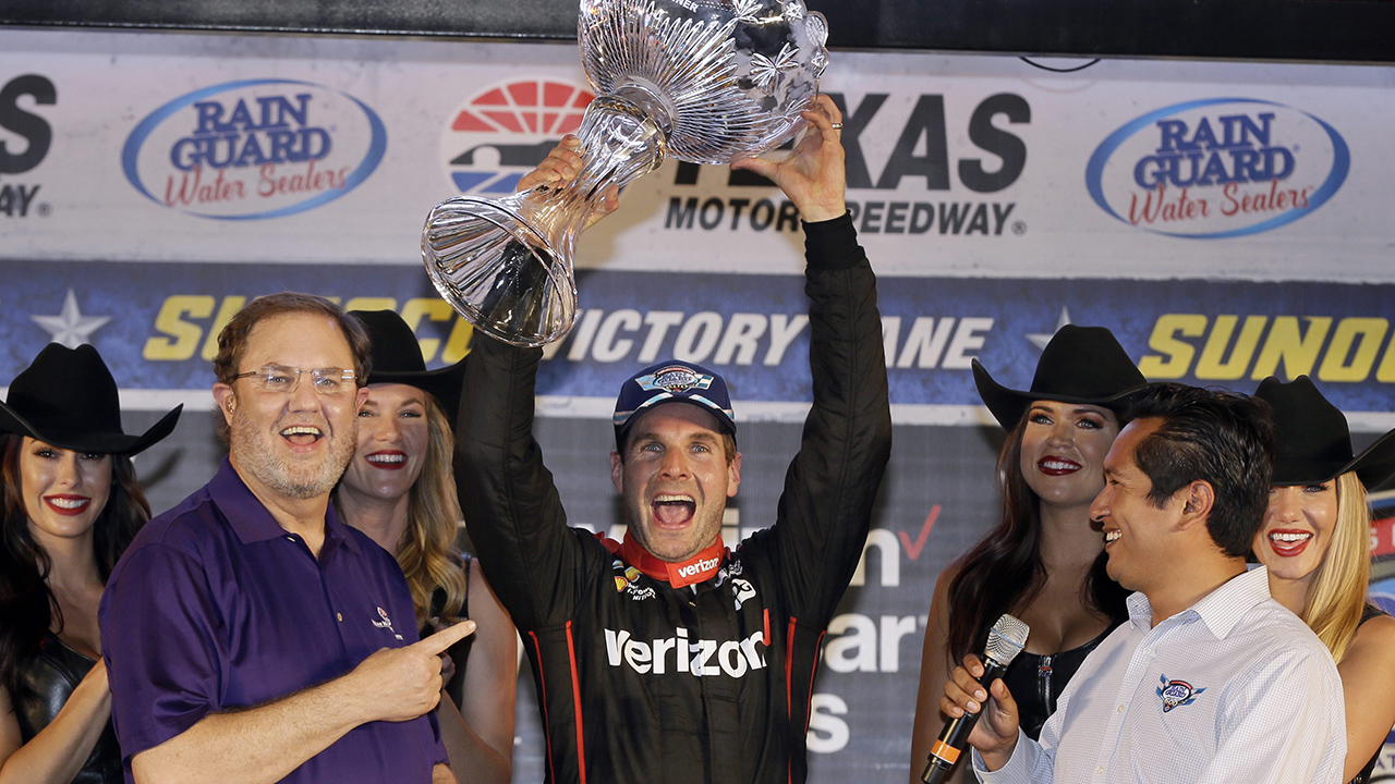 Power wins wild IndyCar race at Texas under caution