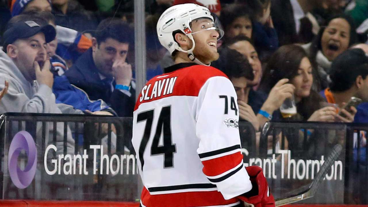 Hurricanes sign defenceman Jaccob Slavin to seven-year extension