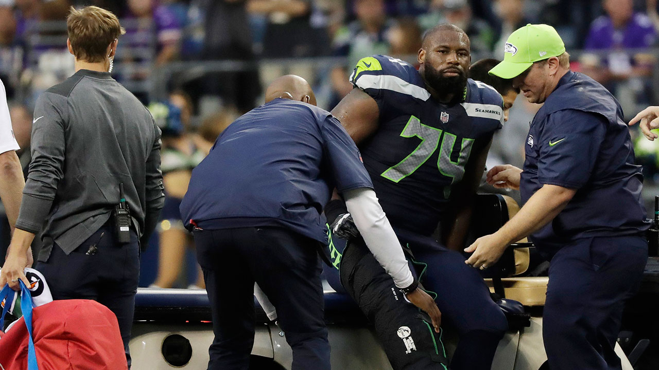 Seahawks LT George Fant suffers torn ACL in right knee