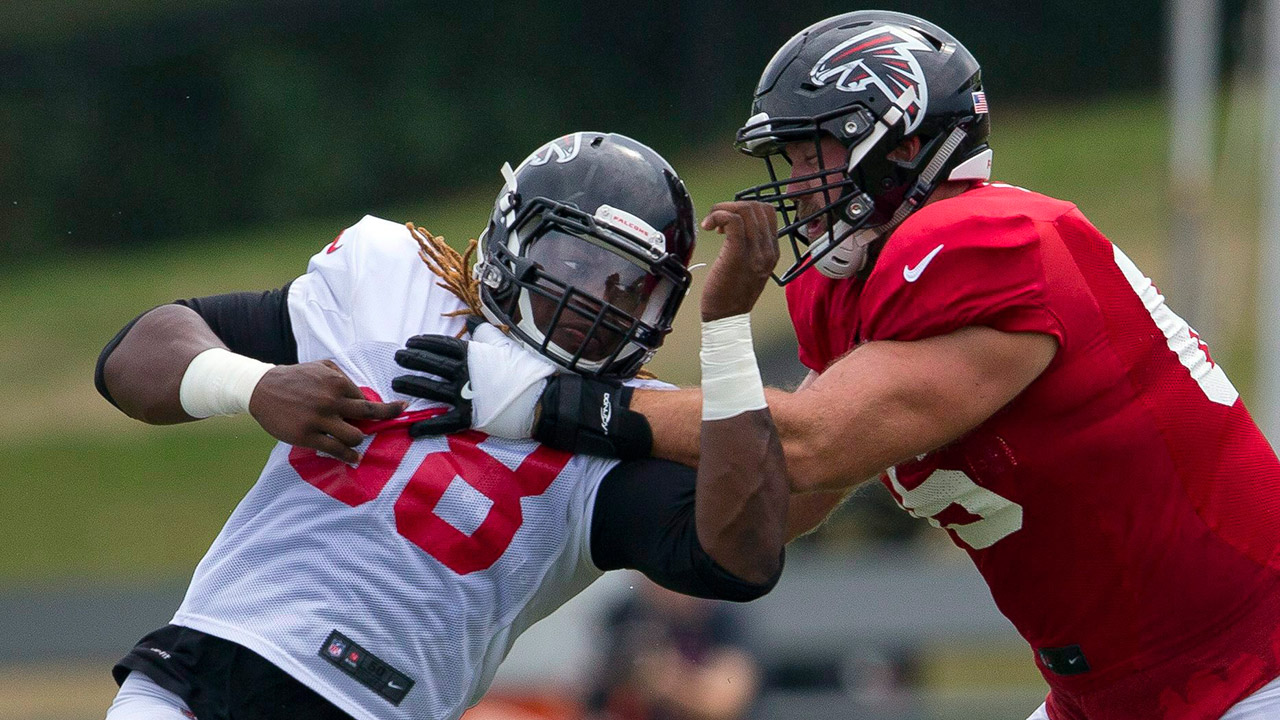 Falcons reach injury settlement with Graf, waive four players