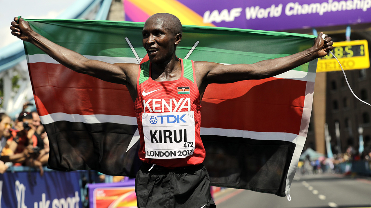 Kirui, Chelimo win marathon gold at world championships