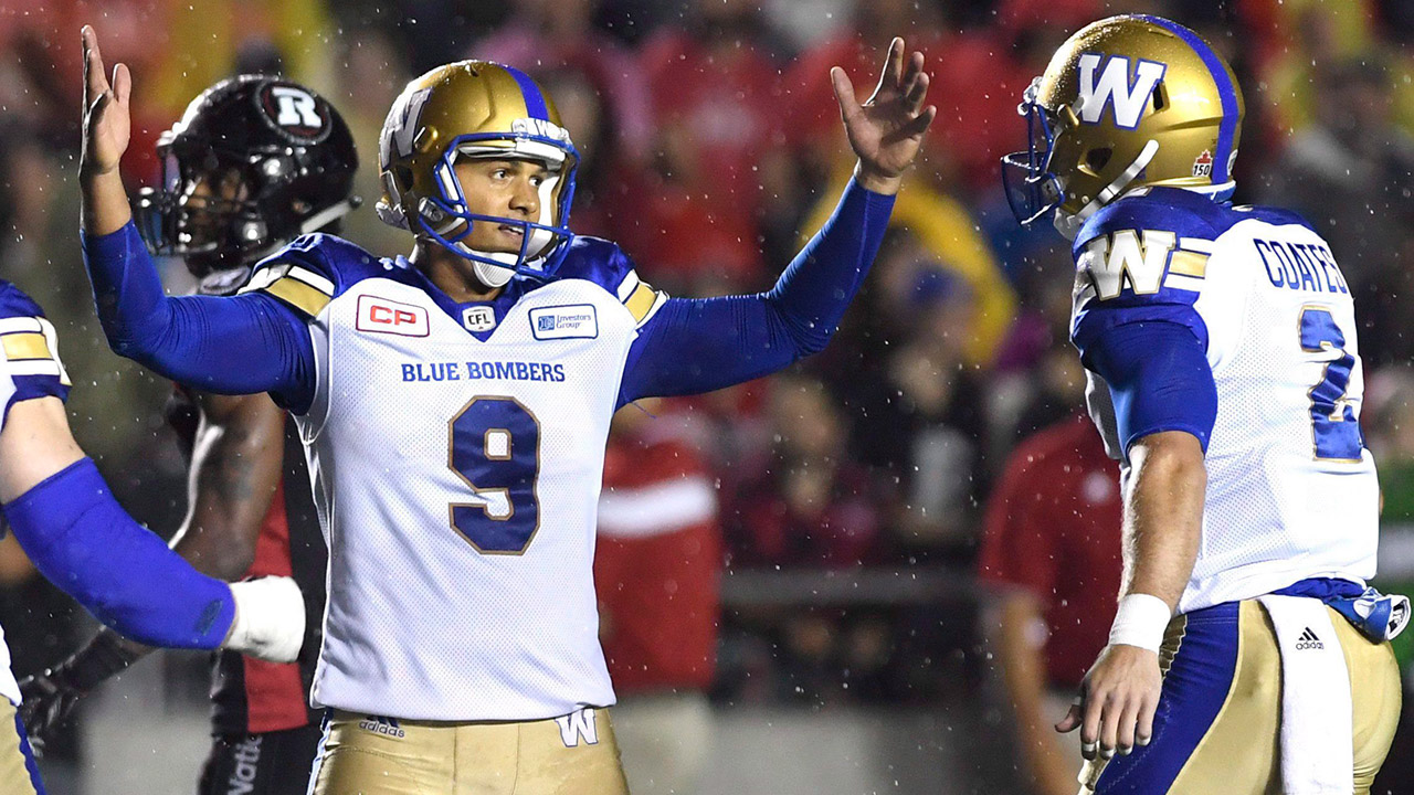 Medlock, Leggett, Burnham named CFL top performers