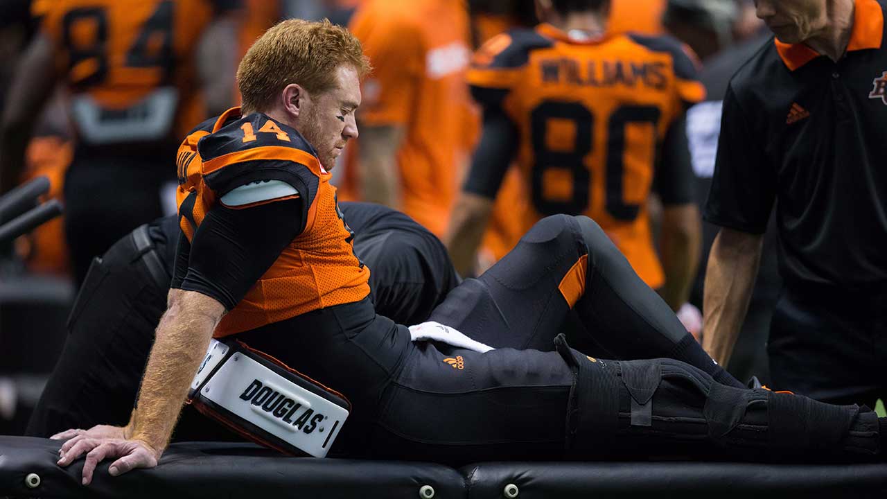 Jennings leads Lions over Als after Lulay lost to suspected torn ACL