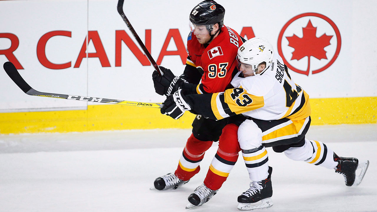 Flames GM Brad Treliving happy with Sam Bennett’s progress at centre