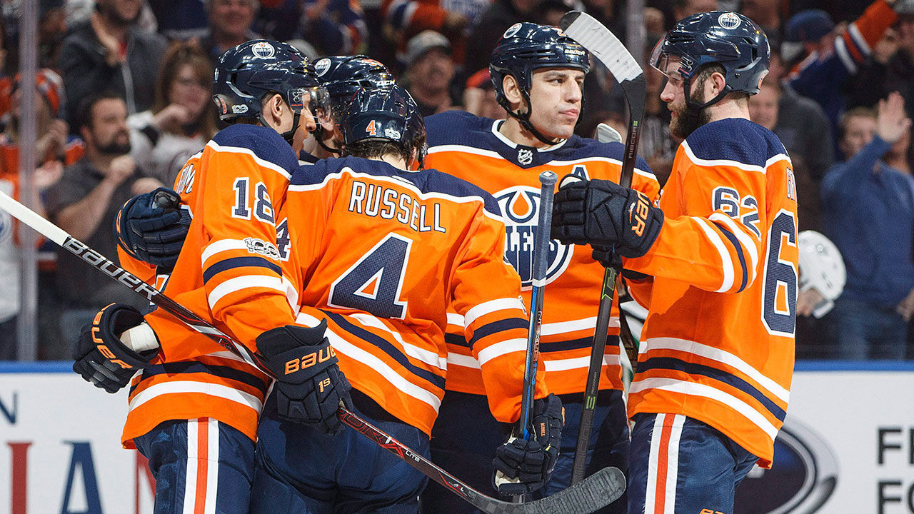 Nugent-Hopkins scores twice as Oilers beat Stars