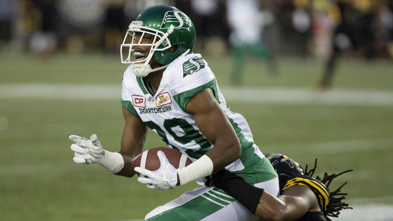Riders’ leading receiver to see time on defence against Stampeders